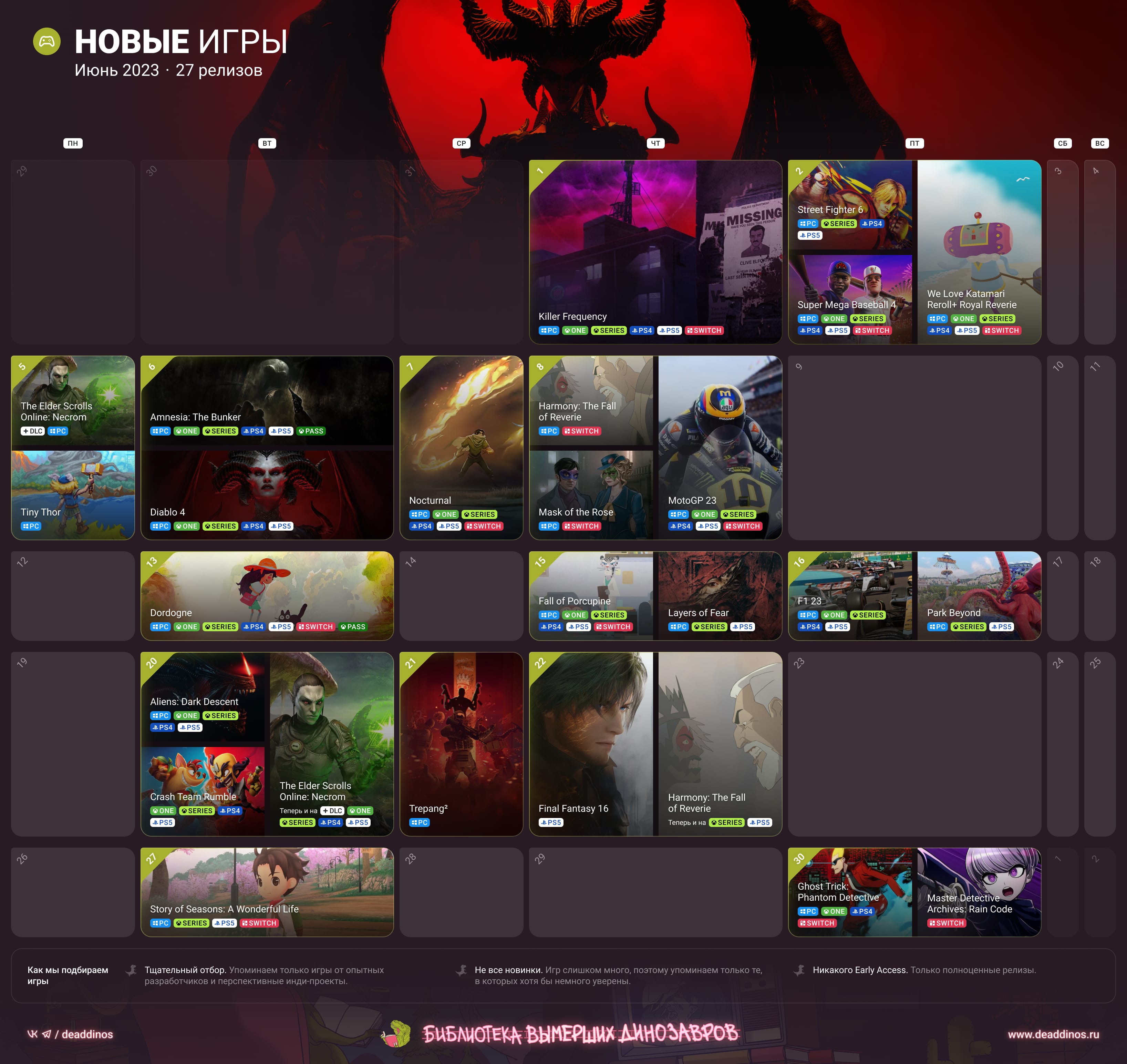 Игры — Июнь 2023